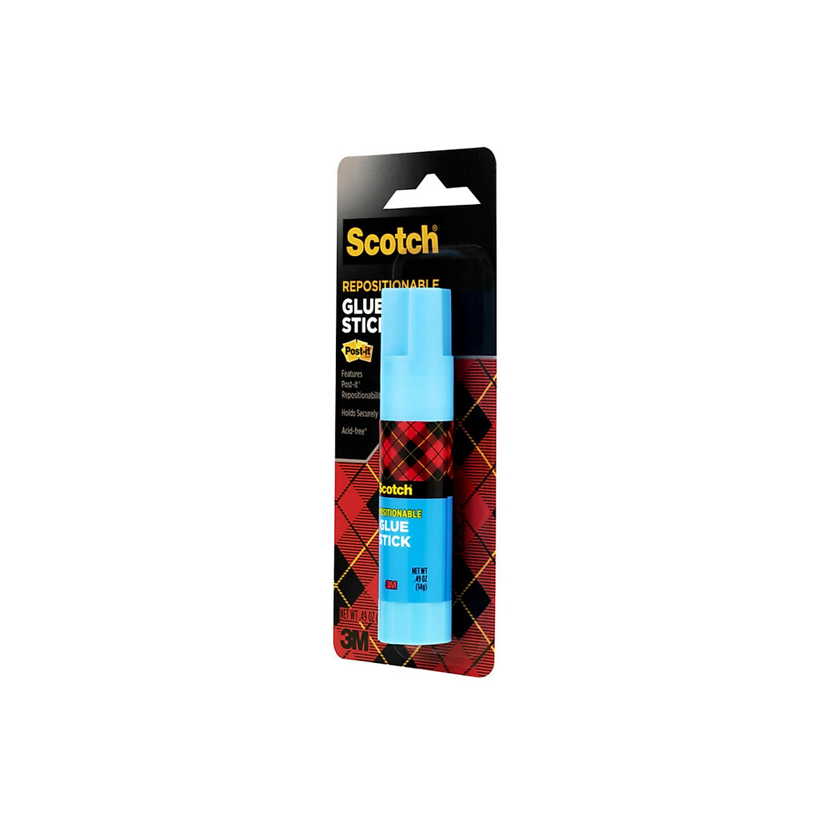 Removable Restickable Glue Stick.49oz, Repositionable Stick (3-Pack)