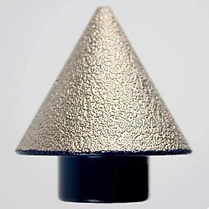 Asia Pacific Construction Diamond Beveling Chamfer Bit 3/16'' to 1-1/2'' and 25mm 1 Inch Finger Milling for Granite Marble Porcelain Stone Holes Trimming Countersink Drill Enlarge Enlarging