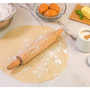 Mrs. Anderson’s Baking Embossing Rolling Pin, Paisley Design, European Beechwood