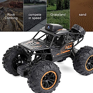 RC Car Remote Control Car with 720P HD FPV Camera, 1/18 Scale Off-Road Remote Control Truck Gravity Sensor Rc Truck, High Speed Monster Trucks for Kids Adults Gift for Boys and Girls