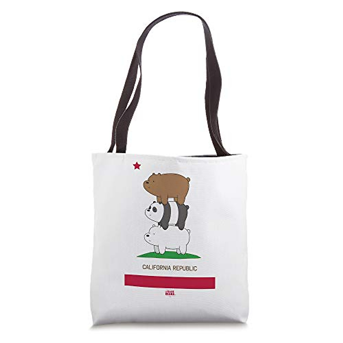 We Bare Bears Cali Stack Tote Bag