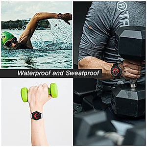 Nxtudy Screen Protector Compatible with Galaxy Watch 5 Pro, 【4+2Pack】 HD Tempered Glass Protective Film and Hard PC Bumper Case for Samsung Galaxy Watch 5 Pro, Face Cover for Samsung Watch 5 Pro 45mm