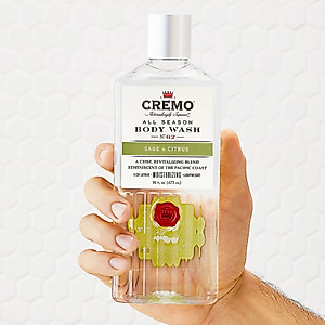 Cremo Rich-Lathering Sage & Citrus Body Wash, A Revitalizing Combination of Bright Mandarin, Dry Herbs and White Cedar, 16 Fl Oz (2-Pack)