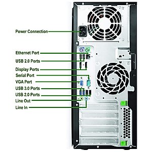 Hp EliteDesk 800 G1 Tower Computer Desktop PC, Intel Core i7 3.4GHz Processor, 16GB Ram, 512GB M.2 SSD, WiFi & Bluetooth, Wireless Keyboard and Mouse, Windows 10 Pro (Renewed)
