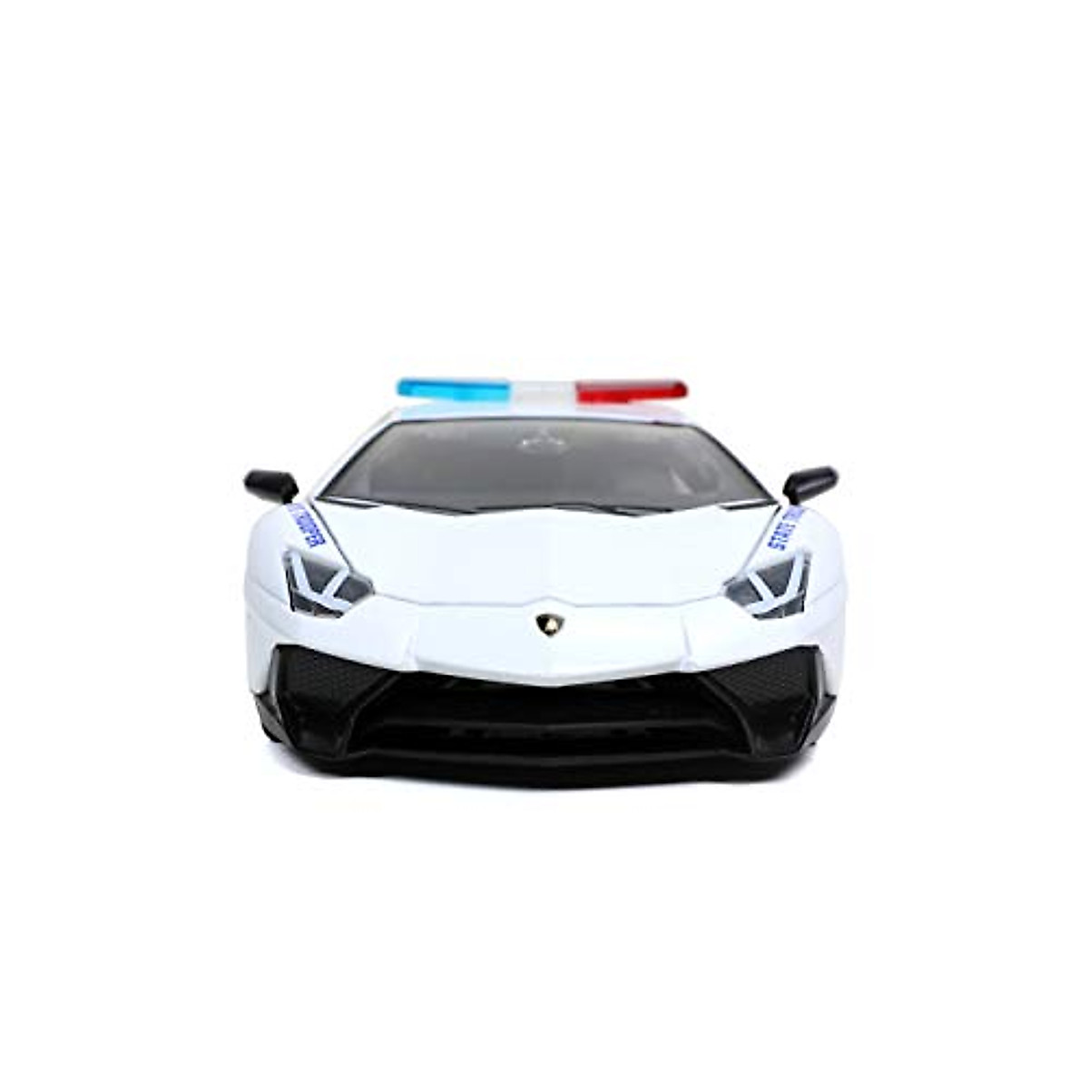 Jada Toys Hyperspec 1:24 Lamborghini Aventador SV State Police Die-cast Car, Toys for Kids and Adults