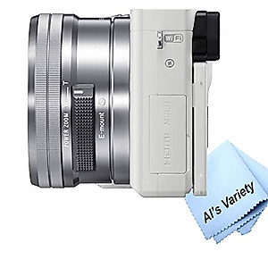 Sony a6000 Mirrorless Digital Camera(Graphite) with 16-50mm Lens + 32GB Card, Tripod, Case, and More (18pc Bundle)