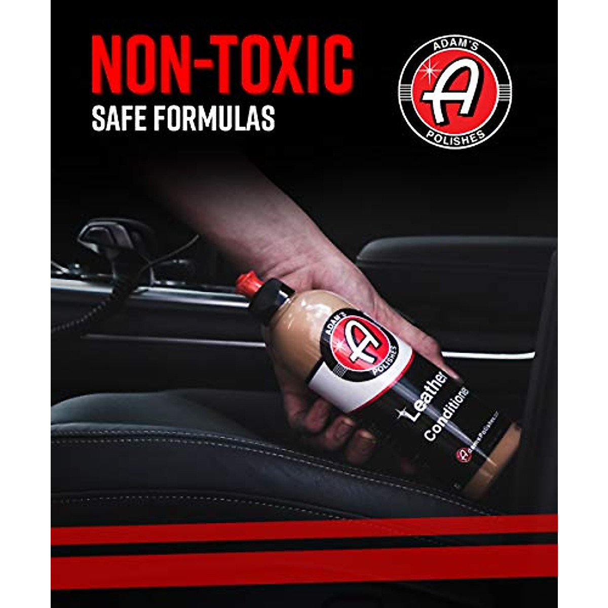 Adam's Elite Interior 6 Pack - Includes 6 Iconic Interior Car Cleaning Products for Total Interior Car Detailing | Accessories, Leather Car Seat Cleaner, Carpet Upholstery, Dash, Vinyl, Air Freshener