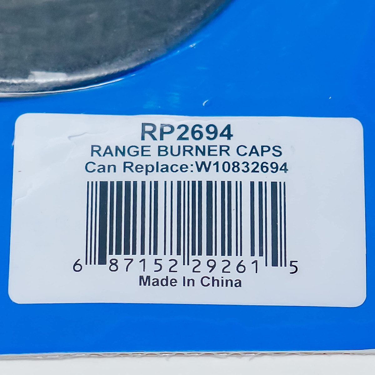 Supco Gas Range Burner Cap 5-Pk fits Whirlpool, AP5988633, PS11727796, W10832694