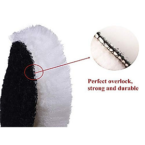 GRACEFUR Lambs Wool Polishing Buffing Pad Hook and Loop Soft Cutting Pad 3"/4"/5"/6"/7" Available Polisher for Auto Car (3"-10pack)