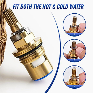 Faucet Cartridge Replacement Parts Compatible with Kohler K-GP77006-RP, Fit for Kitchen Bathroom Faucet Shower Stems Replacement (K-GP77006-RP)