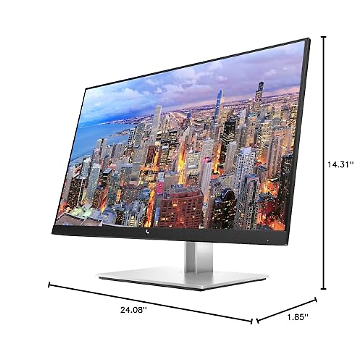 HP EliteDisplay E27q G4 27 Inch IPS LED Backlit Monitor 2-Pack, QHD QHD