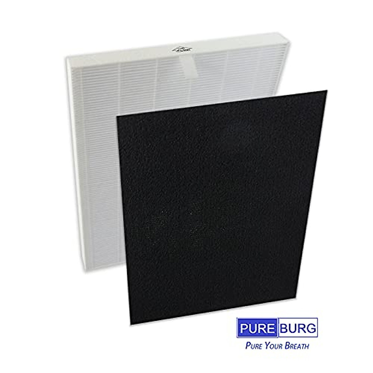 PUREBURG C545 Replacement True HEPA Filter Set Compatible with WINIX PlasmaWave P150 and B151, C545 Air Purifiers, Part Number Filter C / 113050, Filter S / 1712-0096-00,H13 Activated carbon