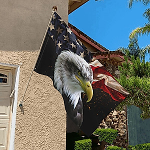 DGFhk American Eagle Flag 3x5 Double Sided Freedom Flag USA Memorial Day 4th July Independence Day 9/11 Flag Durable Fade 3x5 Ft