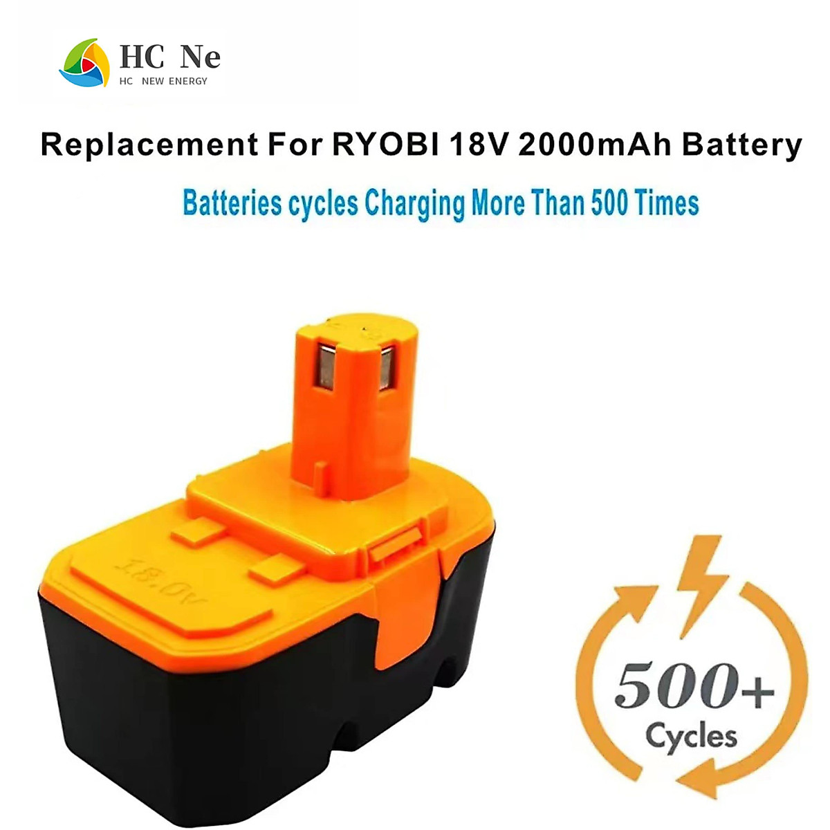 KUDLI 3500mAH Battery Compatible for Ryobi 18V Battery One+ Power Tools Replace for1400672, B-1815-S P101 ABP1803 BPP1820 1322401 1400672 130224007 1323303 Battery Cordless Power Tools
