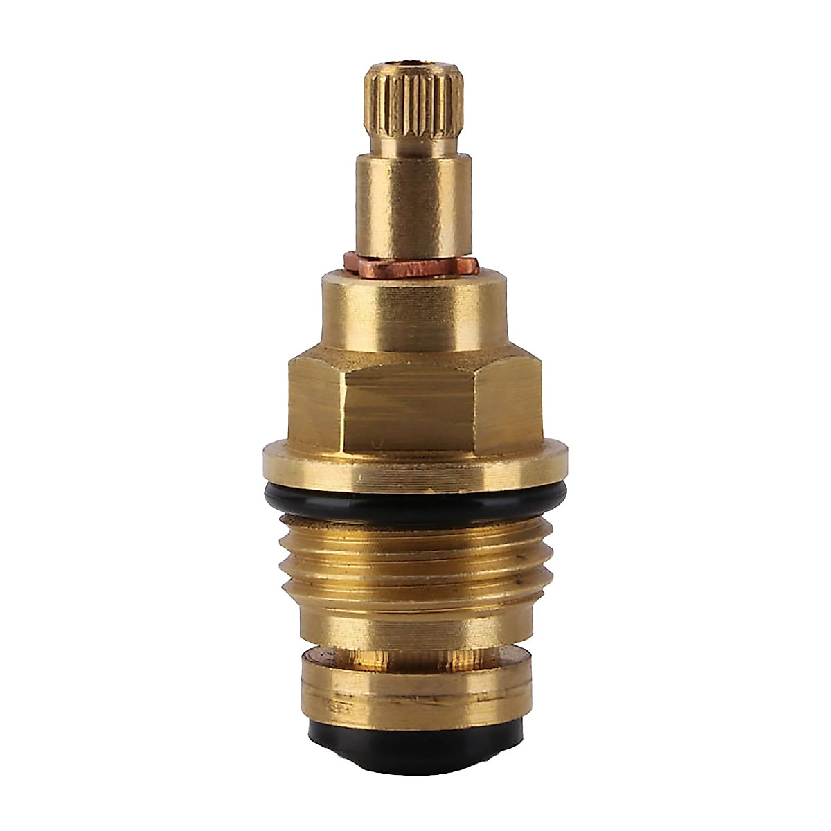 WEISUYUUS Faucet Cartridge Brass Slow Opening Spool Tap Valves Spool Faucet Hot and Cold Water Spool Tap Valves Cores Faucet Parts