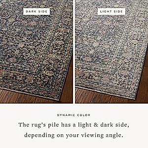 LOLOI Jean Stoffer Bradbury Collection BRU-01 Midnight / Multi 9'-0'' x 12'-0'' Area Rug