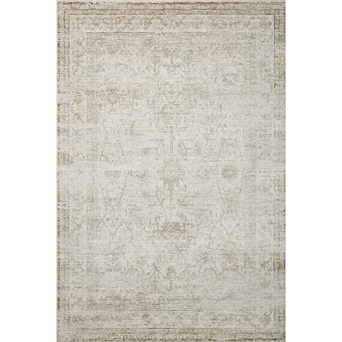 Loloi Amber Lewis x Honora Ivory/Natural 6'-7" x 9'-2" Area Rug