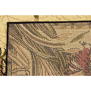 Unique Loom Barnyard Collection Area Rug - Farm (2' 7" x 10' Runner, Cream/ Black)