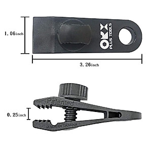 ORXPLUS TOOLS 4pcs Tarp Clips Tent Clips Awning Clamp Set Tent Clamps for Camping Canopies, Car Cover, Winter Boat Cover, Pool Cover, Sun Shade