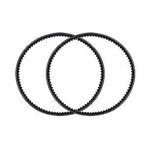 Huarntwo Set of 2 754-0430, 954-0430 Auger Drive Belt for MTD Troy Bilt Cub Cadet 2-Stage Snow Blowers