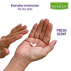 Medline Remedy Essentials Moisturizing Body Lotion (1 Gallon Bottle), 4 Count, Fresh Scent, Hydrating, Non-Greasy, For Dry Skin, Hypoallergenic, Men, Women, Elderly