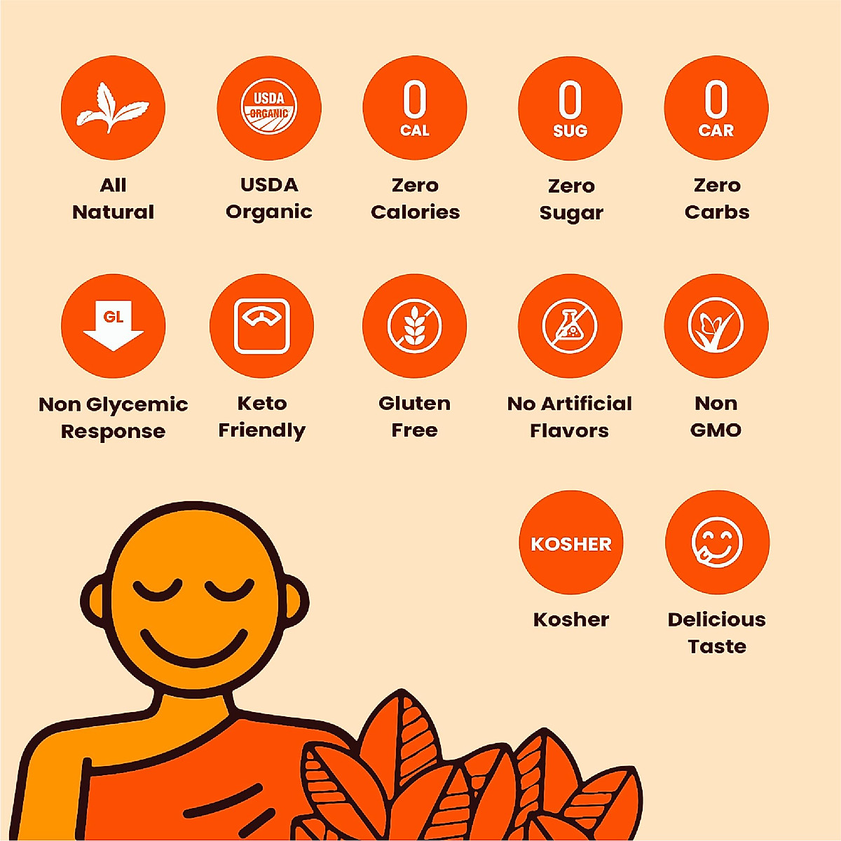 SweetLeaf Lemonade Liquid Monk Fruit - Monk Fruit Liquid Sweetener Drops, Organic Monk Fruit Extract, Zero Calorie Sweetener, Sugar Free, Keto Friendly, Erythritol Free - 1.7 Fl Oz