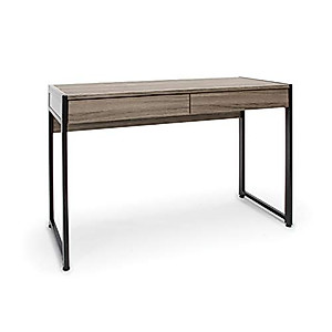 OFM ESS Collection 2-Drawer Office Desk, Driftwood