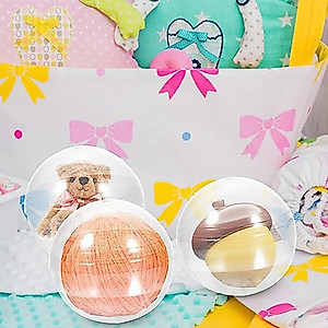 ABOOFAN Vending Machines 20pcs Gumball Vending Machine Capsules Bulk Small Round Capsules Clear Containers for, Party Favor Prize, Themed Party Favors 80mm Claw Machine Balls