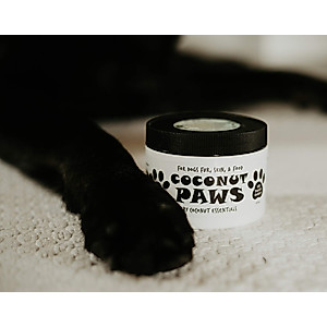 Coconut Paws Coconut Oil for Dogs Skin and Coat, Itching Relief, Hot spot Treatment, Hair Loss, aceite de Coco para Perros | w/Olive & Sunflower Oils | Vet Recommended 8oz - COCONUT ESSENTIALS