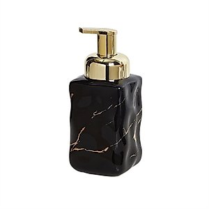 Kitchen Soap Dispenser 360ML Foam Press Bottle Facial Wash Mousse Bubble Bottle Bathroom Shampoo Separate Bottle Lotion Soap Dispenser (Color : Black)