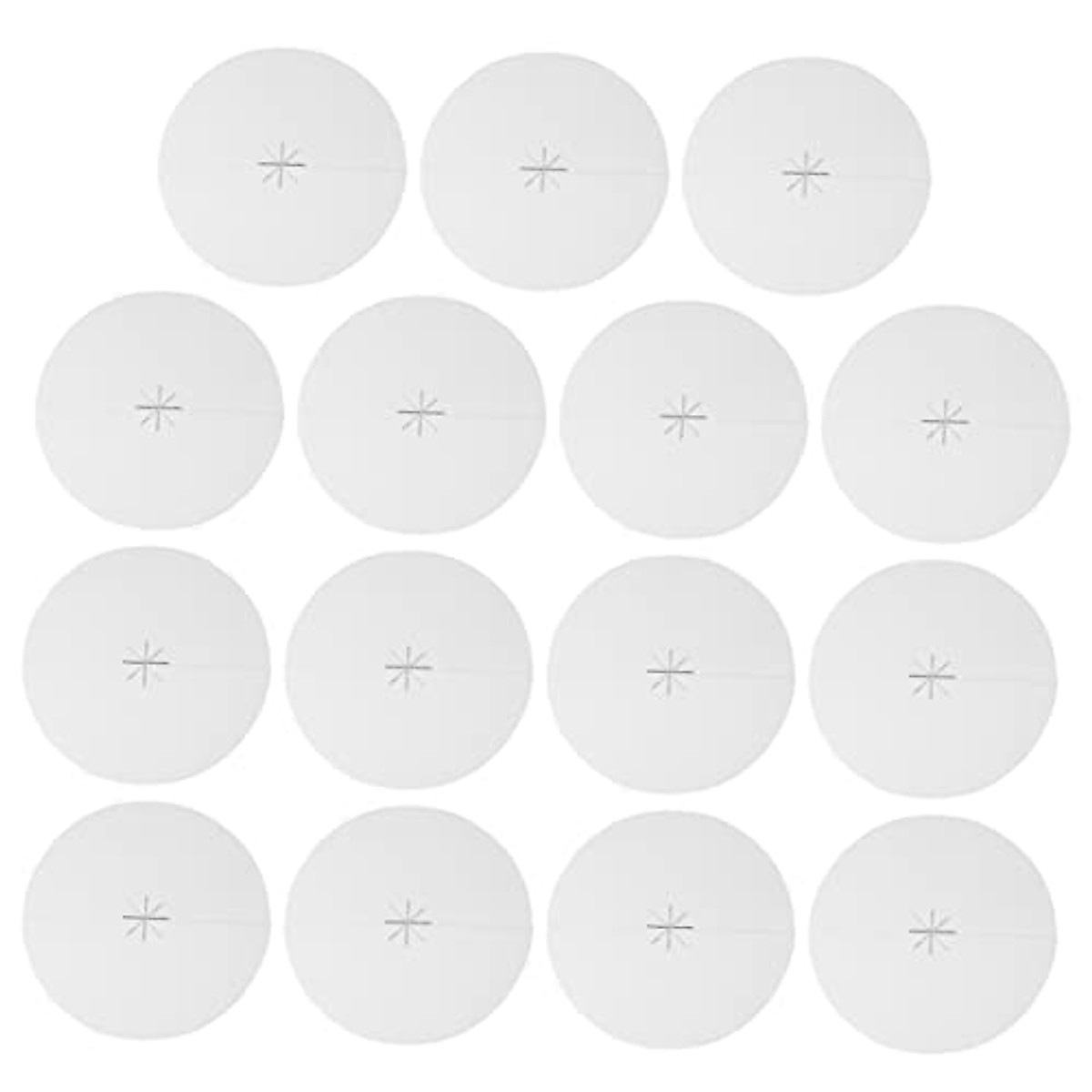 SEWACC 300 Pcs Candle Tray Accessory Tray Office Tables for Home Home Candles Candles Drip Protector Paper Drip Protectors Drip Protective Plate Aluminum Foil White Wafer