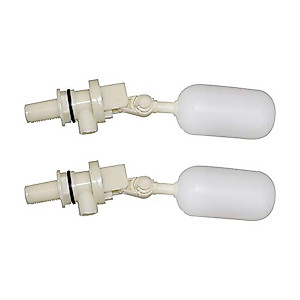1/2 Inch Float Ball Valve ,Water Float Valve for Automatic Livestock Waterer Bowl, Horse Goat Dog Water Trough ,Pool, Aquariums(2 pack)