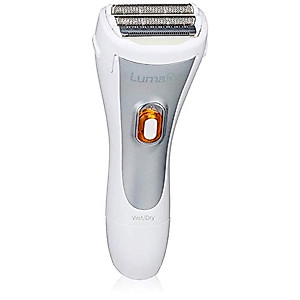 LUMA WDF4840 Double Foil Head Cordless Women's Smooth Ladies Waterproof Body Shaver with Almond Oil Infusion