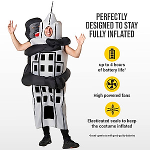 Morph Gorilla Halloween Costume Adult, Inflatable Gorilla Costume Adult, Gorilla Inflatable Costume, Inflatable Gorilla Suit