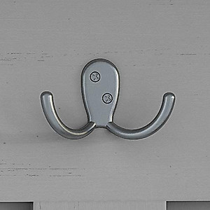 Bush Furniture Salinas Hall Tree with Storage Bench, Cape Cod Gray