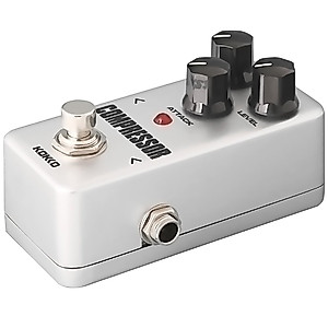 Compressor Guitar Pedal, Mini Effect Processor Fully Analog Circuit Universal for Guitar and Bass, Exclude Power Adapter - KOKKO (FCP2)