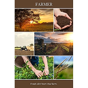 Eco Candle Co. The Mandle Soy Candle for Men - Scents of Fresh Dirt - Farmer, 15 oz. Paint Can - 100% Soy Wax, No Lead, Hand Poured, Phthalate Free, Made from Midwest Grown Soybeans