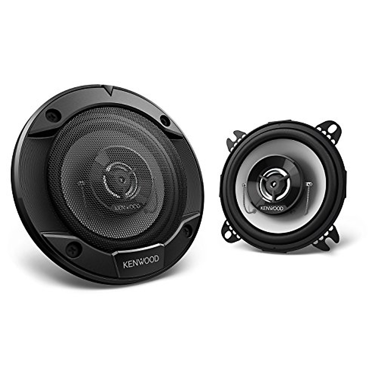 Kenwood Car Audio KFC-S1066 Stage Sound Series 10cm Flush Mount 2-Way 2-Speaker System 220w, Black