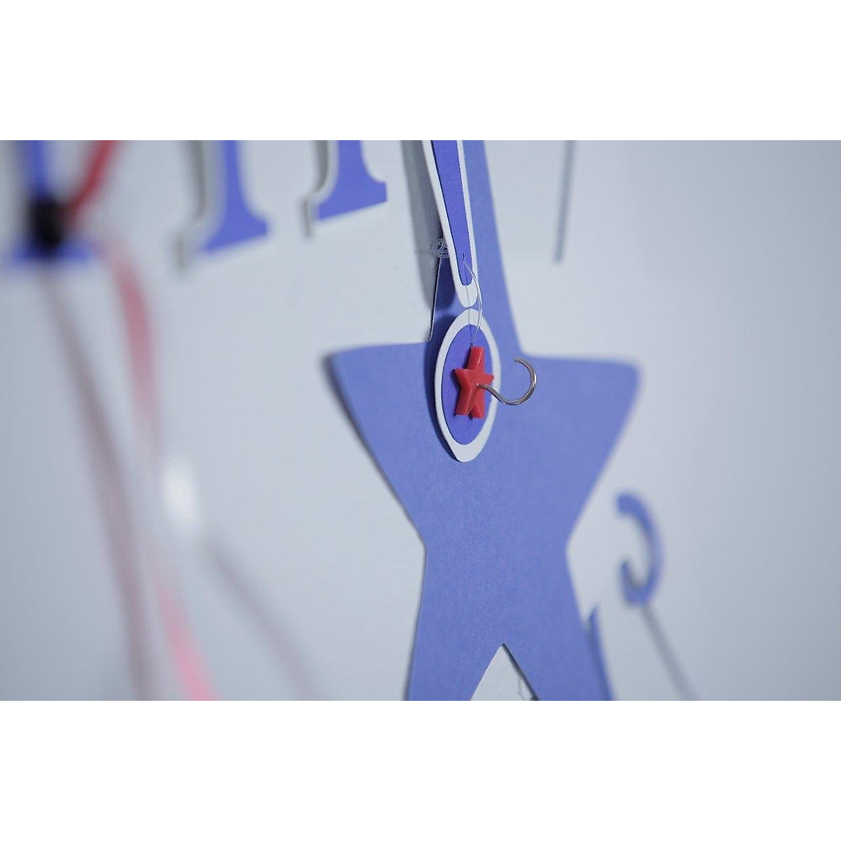 CraZy TACKz 36 Tacks - 2 in 1: Push pin Hook tack - New Invention Hang 100's of Items Interior or Exterior Decor at Home, School, Office, DIY, for Party or Holiday (Clear, 36pc)