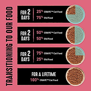 CRAVE Grain Free Indoor Adult High Protein Natural Dry Cat Food with Protein from Chicken & Salmon, 10 lb. Bag