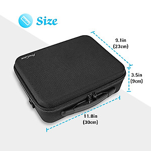 ProCase Carrying Case for DJI Mini 2 DJI Mini 2 Fly More Combo and Accessories, Hard Shockproof Storage Travel Case with Shoulder Strap
