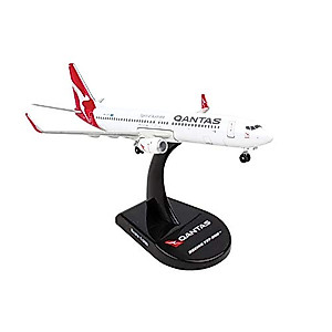 Daron Postage Stamp PS5815-5 Qantas Airways Boeing 737-800 1/300 Alice Springs Phyllis Livery, Red