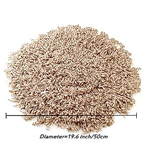 D&J DON&JUDY Hand Crochet Round Blanket with Fringe Newborn Photography Props