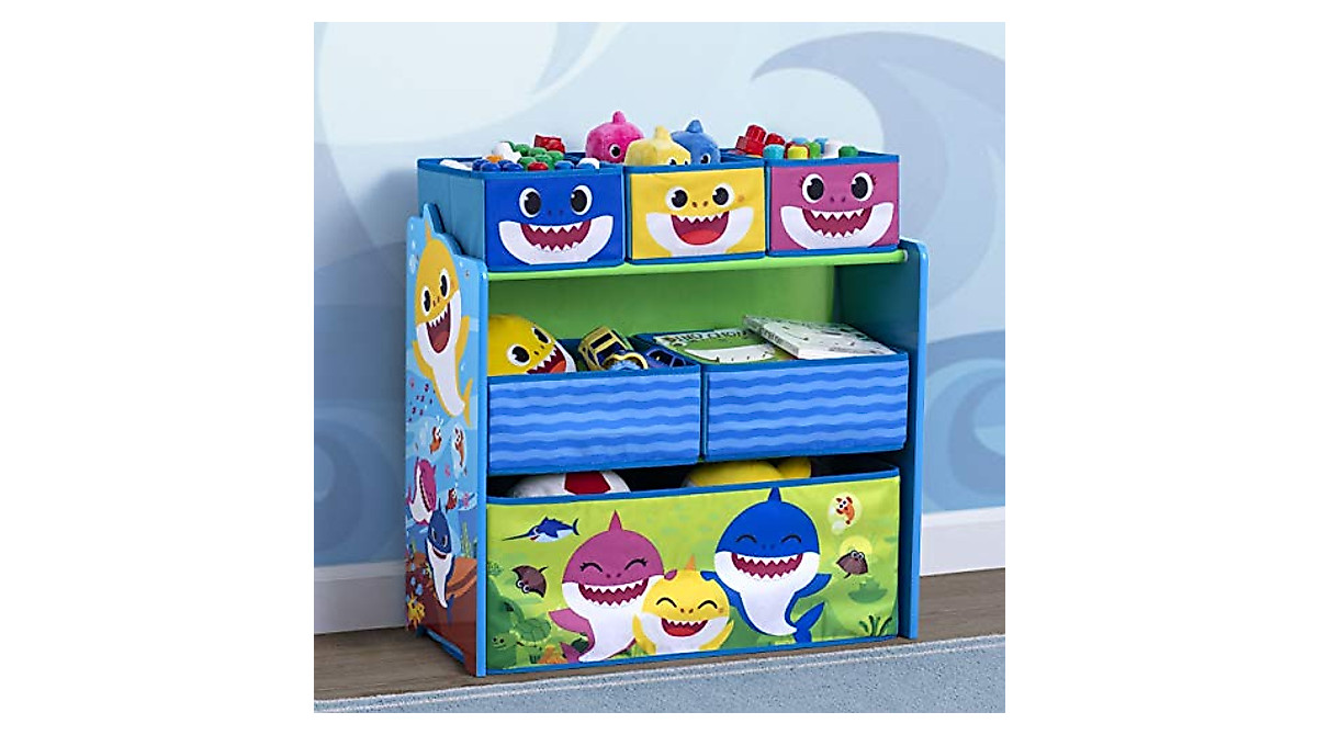 Baby Shark Toy Storage Organizer by Delta Children