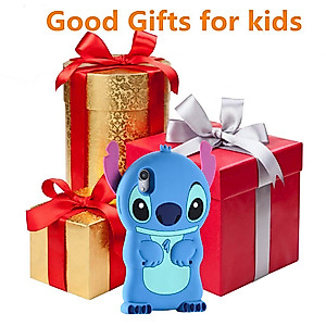 FINDWORLD Cases for iPhone XR Case, Lilo Stitch Cute 3D Cartoon Unique Soft Silicone Animal Rubber Character Shockproof Anti-Bump Protector Boys Kids Girls Gifts Cover Housing Skin for iPhone XR 6.1”