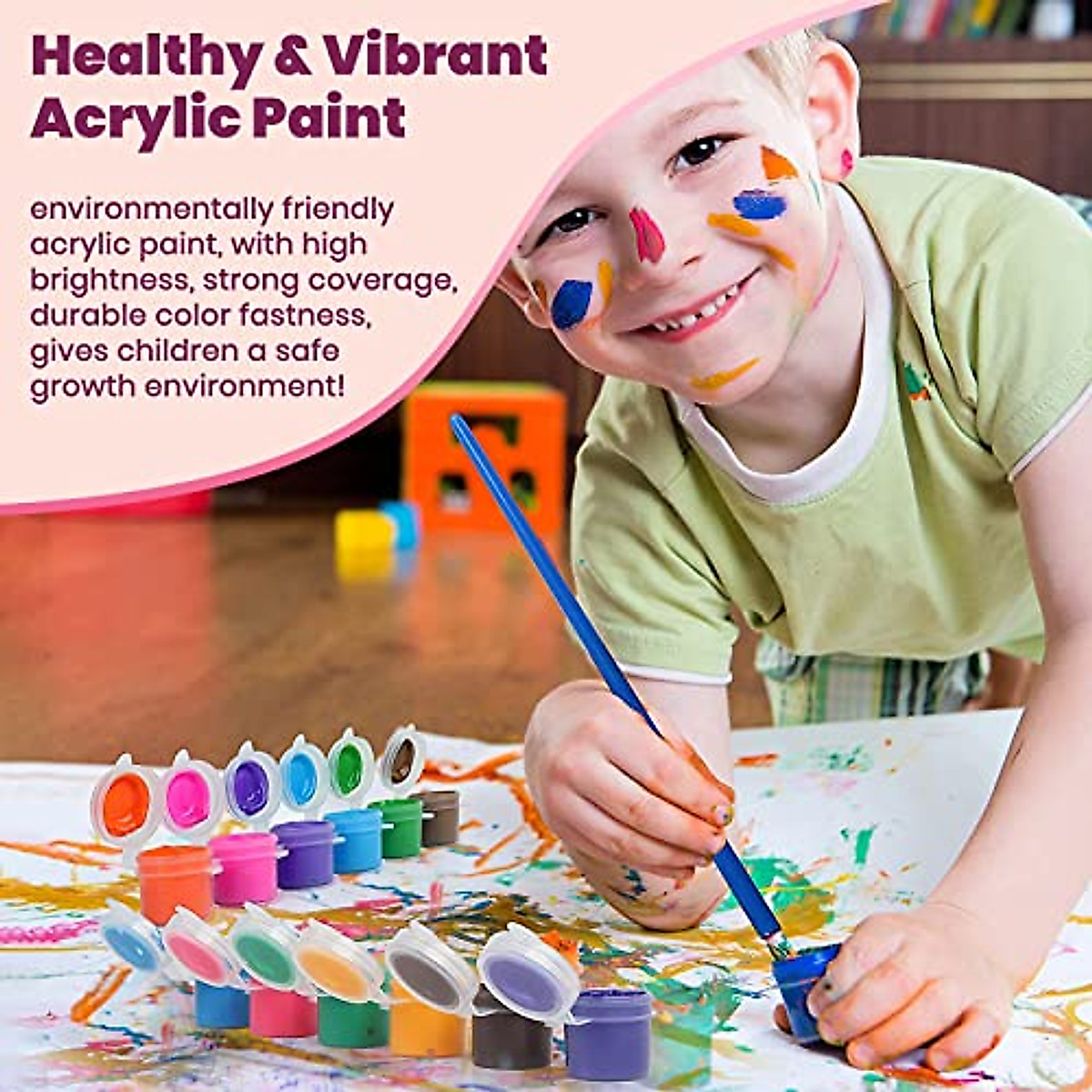 VINDIJA Framed Paint by Number for Adults Beginners - Cat Adult Paint by Number Kits on Canvas, 2 Pack Animals Paint by Numbers, DIY Oil Painting Acrylic Paints for Home Wall Decor Gift, 8x8in