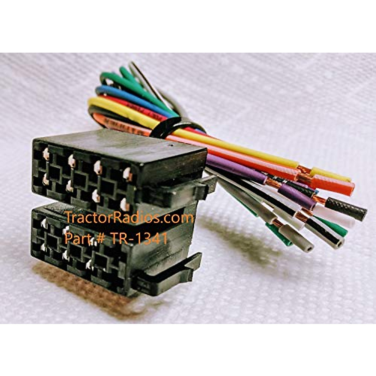 Semi Truck Stereo Male ISO Wiring Harness Radio CD Player in Dash Freightliner Plug Play International Peterbilt Volvo Freightliner Sterling Mack Kenworth