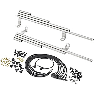 1949-53 Compatible with Ford Flathead Spark Plug Wire Set and Stainless Looms