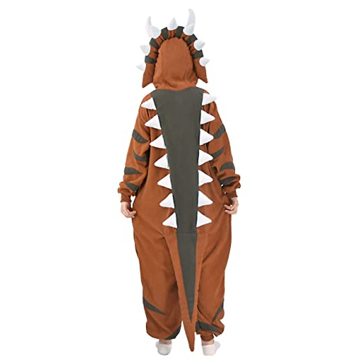 Triceratops Onesie Adult Triceratops Pajamas Dinosaur Christmas Halloween Cosplay Costume Homewear Sleepwear