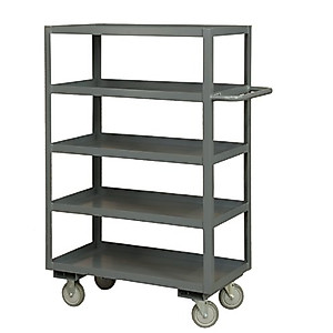 Durham RSC-1836-5-95 Stock cart, 5 Shelf, Gray
